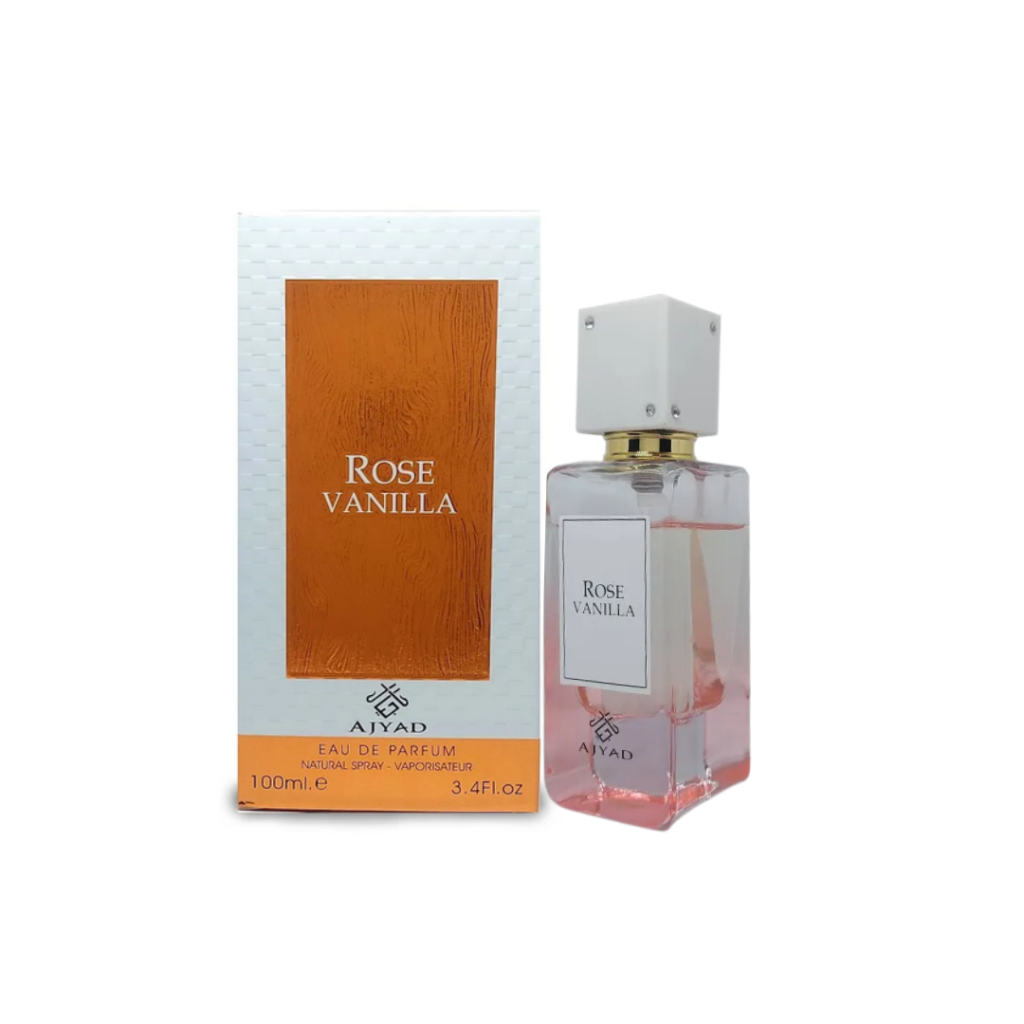 Rose Vanilla 100ml Eau De Parfum by Ajyad Floral Arabian Perfume Spray ...